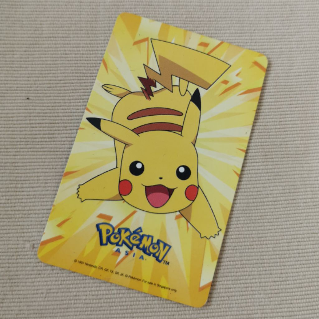 Pokemon pikachu ezlink card | Shopee Singapore