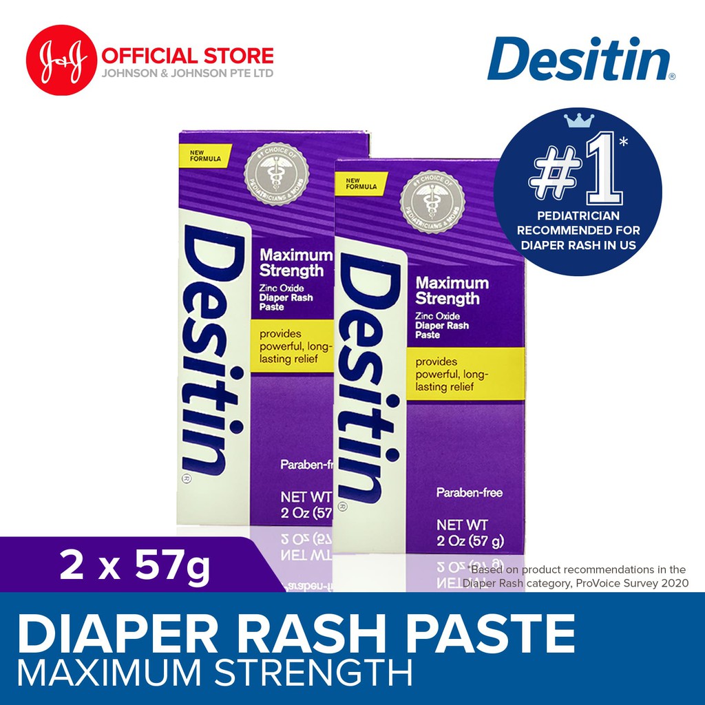 [Bundle of 2] Desitin Maximum Strength Original Paste 2oz | Shopee ...