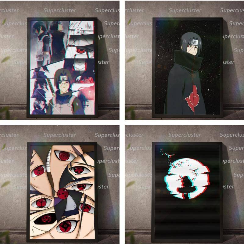 Naruto itachi Canvas Anime poster Itachi Main Painting Poster Wall ...