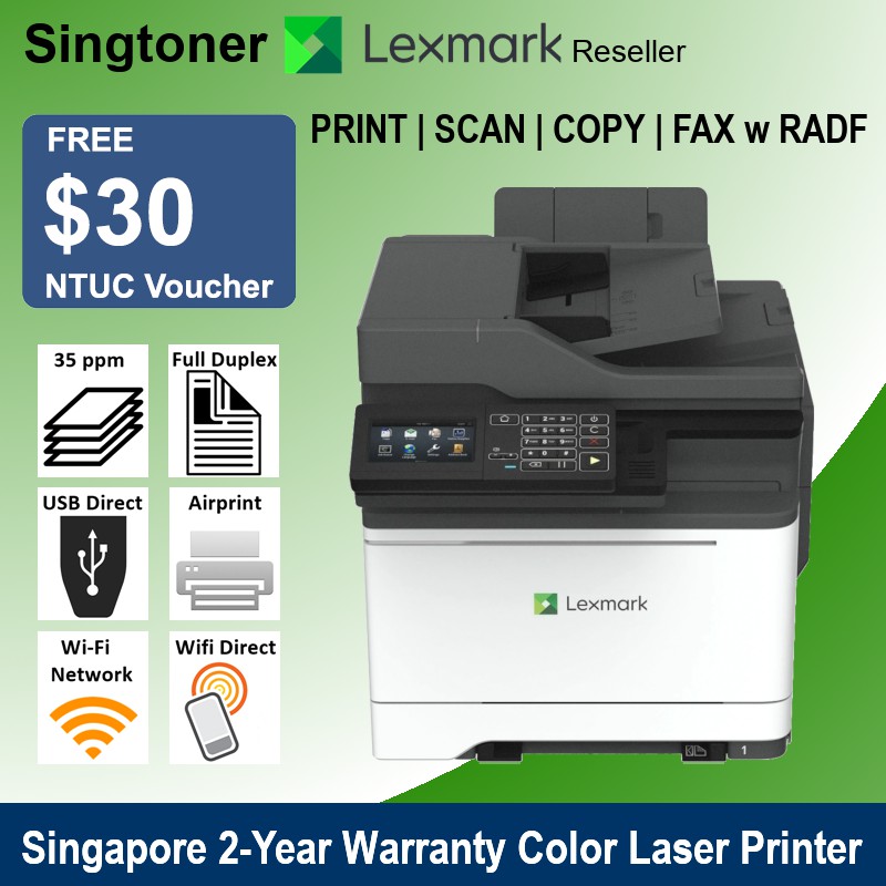 [Local Warranty] Lexmark MC2535adwe Color Laser Multi-function Printer ...
