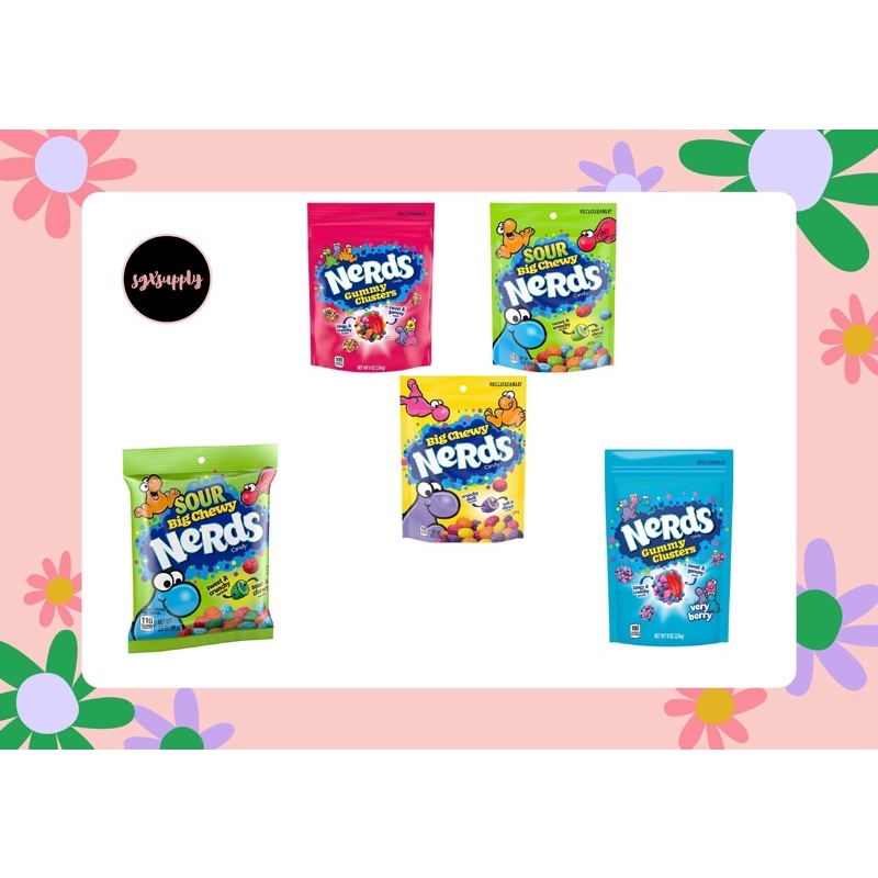 Nerds Gummy Clusters Candy Stand Up Bag | Shopee Singapore
