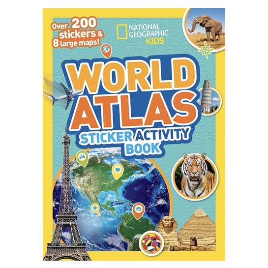 World Atlas Sticker Activity Book: Over 1,000 stickers! | Shopee Singapore
