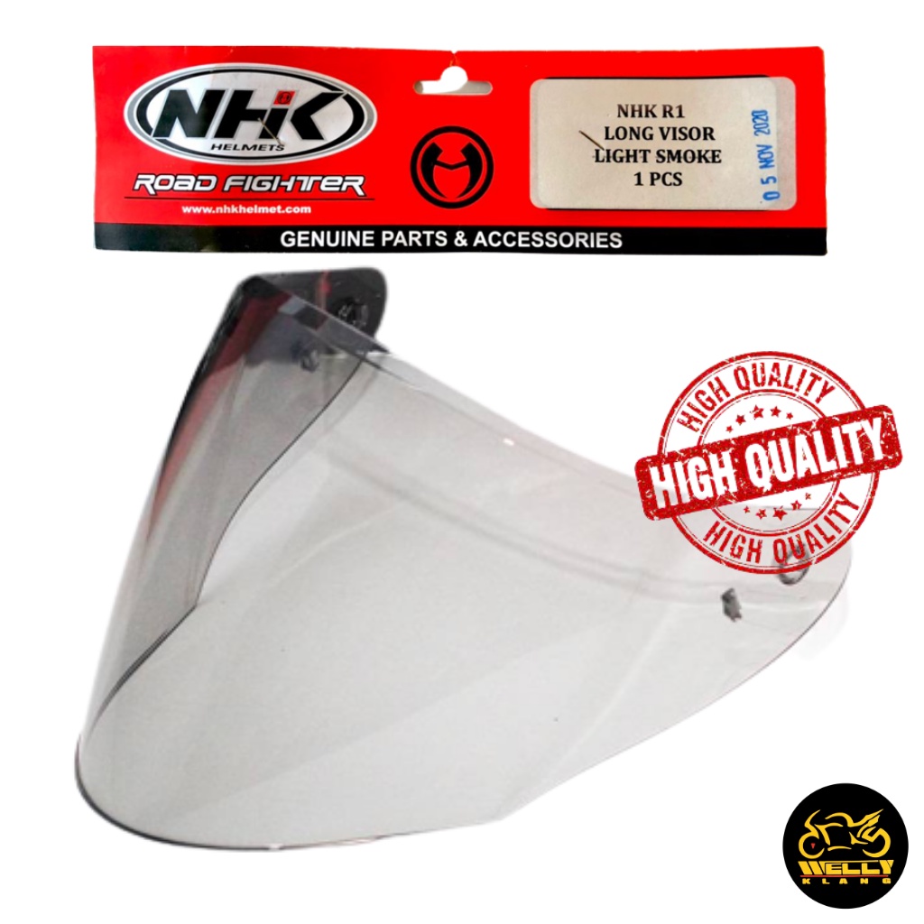 NHK R1 Visor Light Smoke nhk Smoke visor | Shopee Singapore