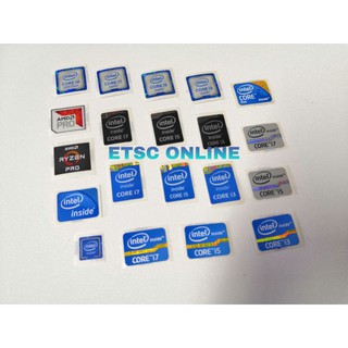 Intel core i5 i3 i7 i9 AMD laptop desktop label CPU sticker notebook ...