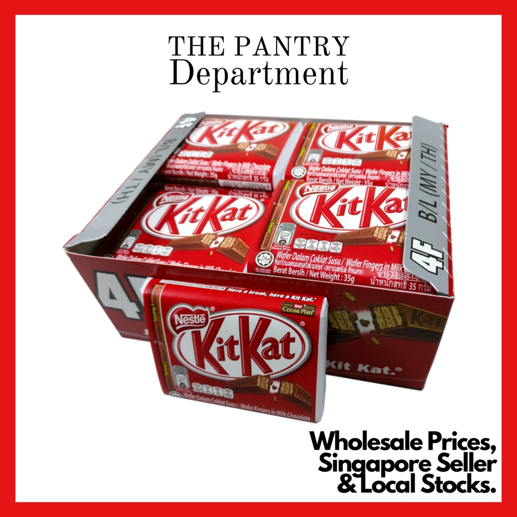Kit Kat 4F Chocolate 24 x 35g | Shopee Singapore