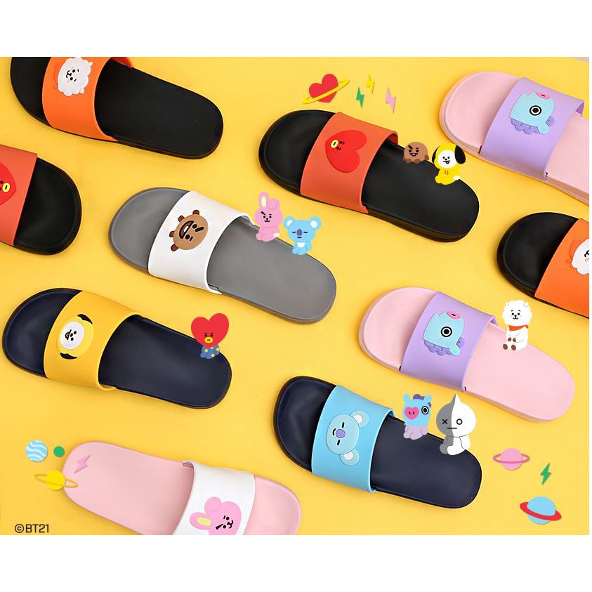 BT21 Slipper Indoor & Outdoor | Shopee Singapore