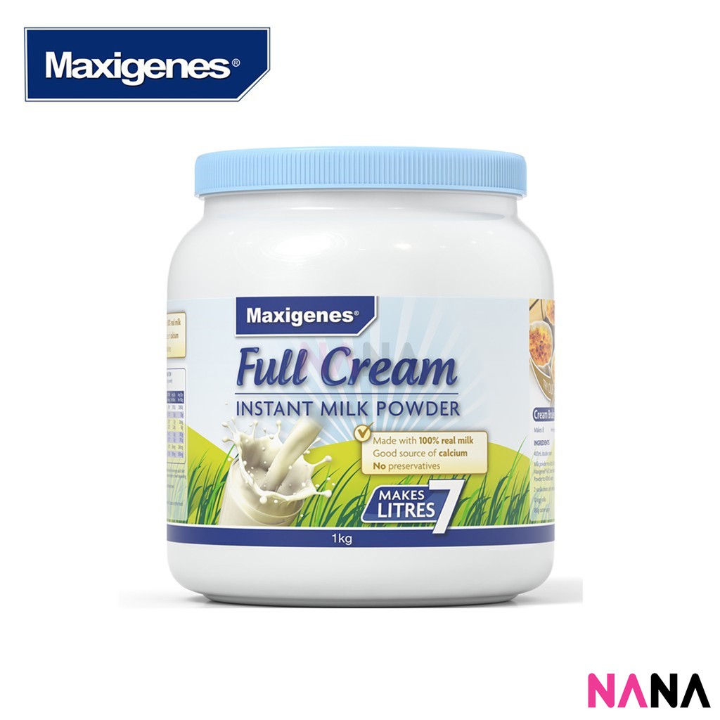 Maxigenes Full Cream Instant Milk Powder 1kg | Shopee Singapore