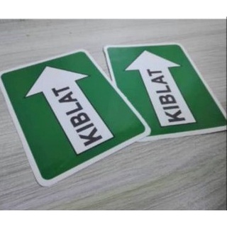Kiblat / Surau Direction Stickers - Qiblat Sticker Kiblat Arrow Sign ...