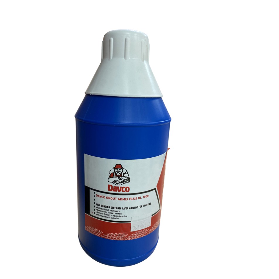 1Litre Davco RL1000 Grout Admix Plus - High Bonding Strength Latex ...