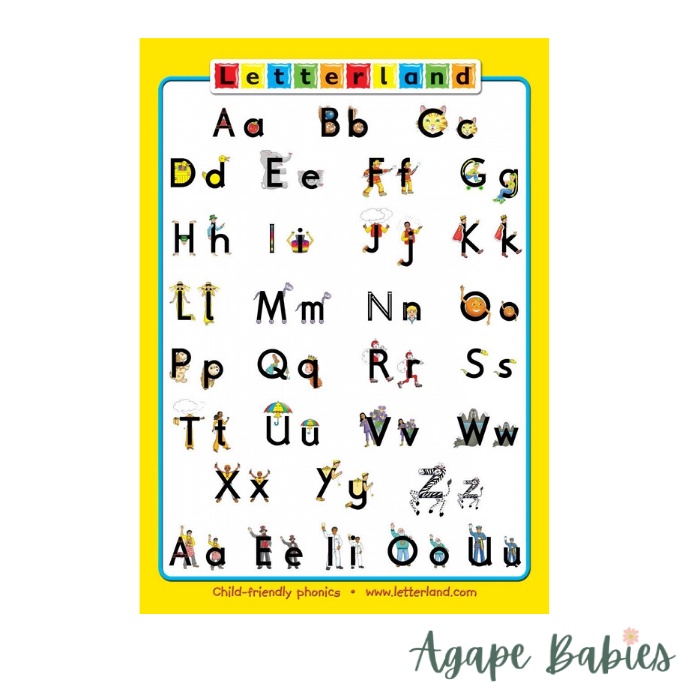 Letterland Alphabet Posters | Shopee Singapore