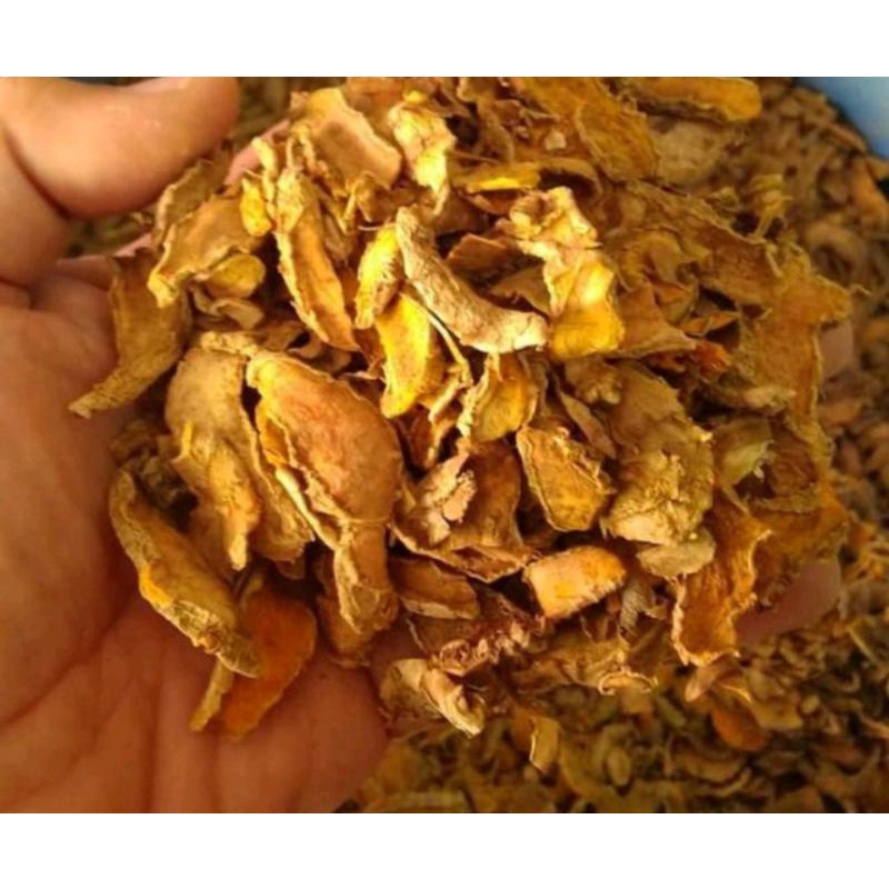 1kg Dry Yellow Turmeric - Yellow Turmeric Slices Dry Bed | Shopee Singapore