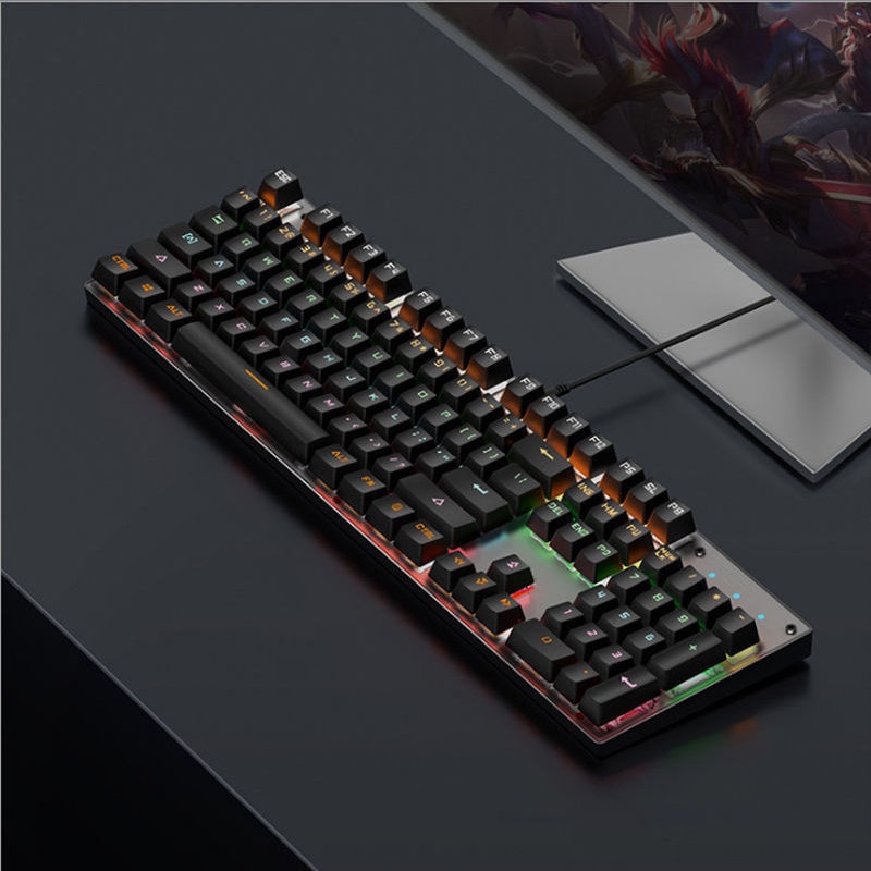 104 Key Mechanical Keyboard RGB | Shopee Singapore