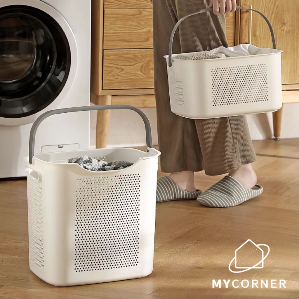 MyCorner SG Stock | Portable Laundry Basket Washing Laundry Basket ...