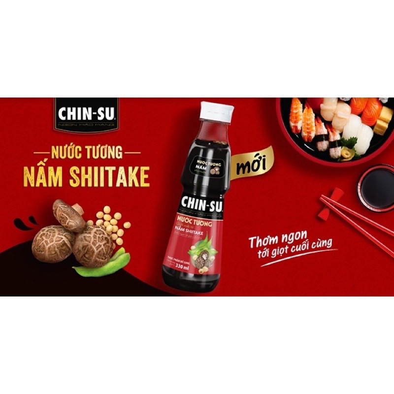 nuoc tuong Chinsu Mushroom soy sauce 330ml | Shopee Singapore