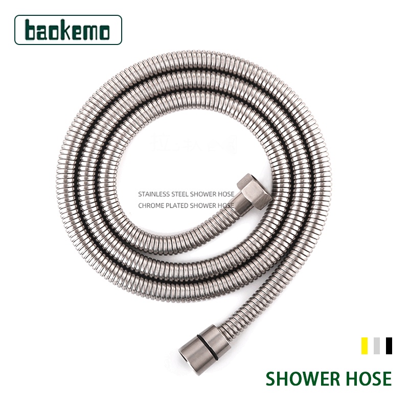 304 stainless steel shower shower hose set encrypted retractable shower ...