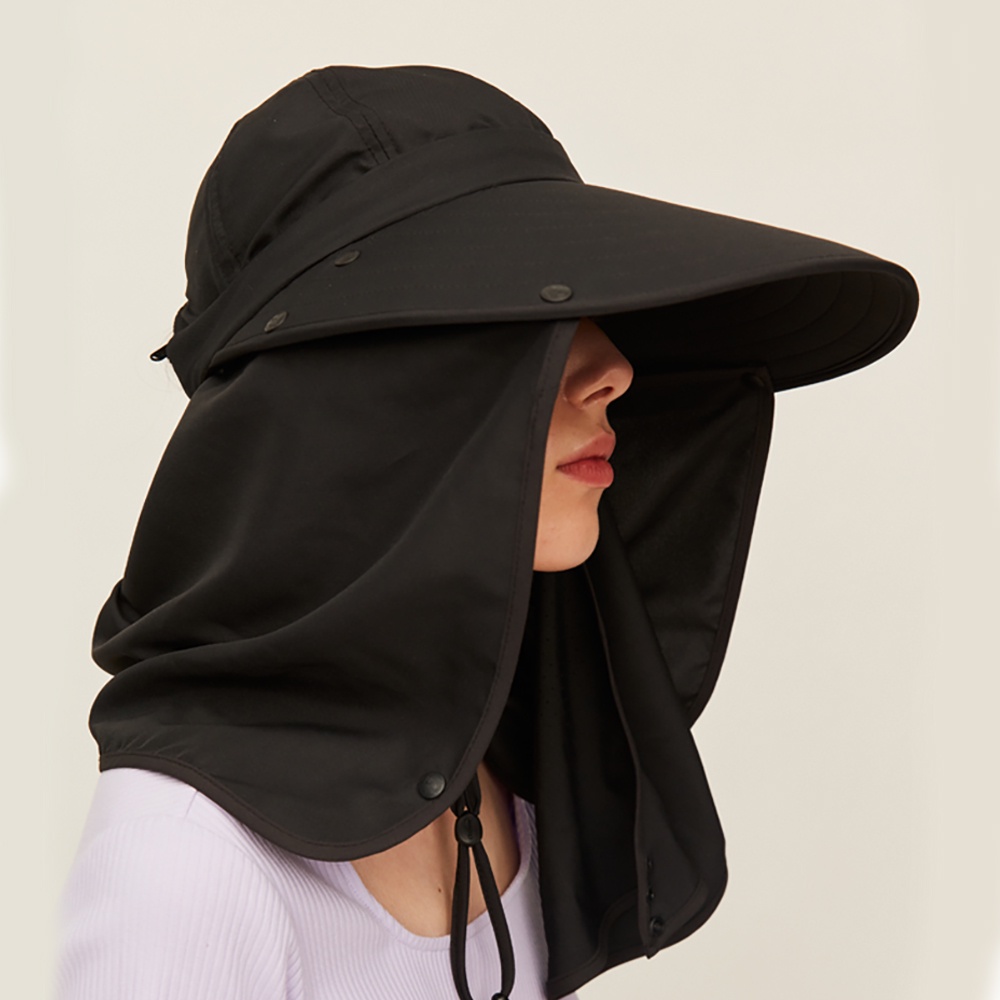 OhSunny UV Sun Protection Bucket Hat Cover Face Anti-Ultraviolet Multi ...