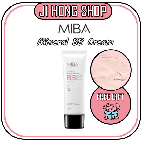 [ MIBA ] ION CALCIUM Mineral BB Cream SPF 50+ PA+++ 50ml | Shopee Singapore