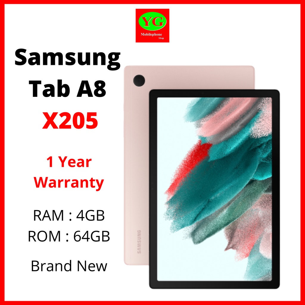 Samsung Galaxy Tab A8 LTE 4GB + 64GB (X205) | 1 Year Shop Warranty | Export Set | Samsung tablet ...