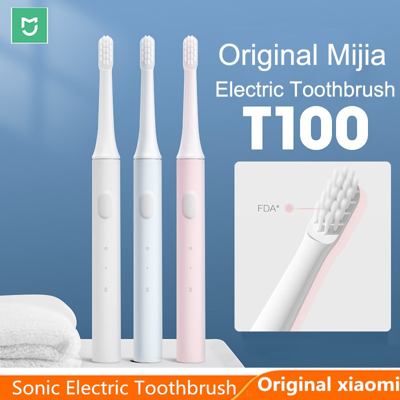 Orignal Xiaomi Mijia Sonic Electric Toothbrush Adult Mi T100 Tooth Brush Healthy Colorful USB ...