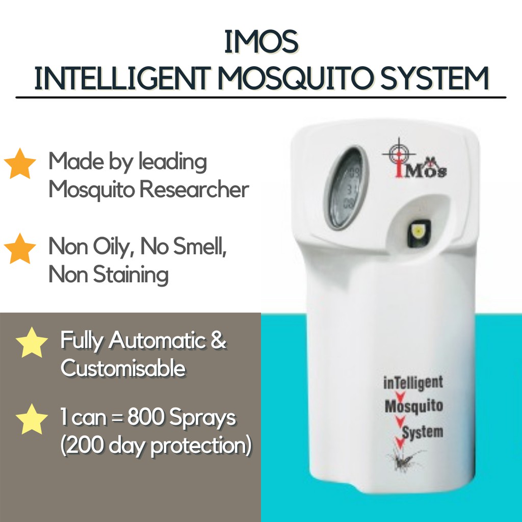 iMos Intelligent Automated Mosquito Repellent | 100% Safe Made by ...
