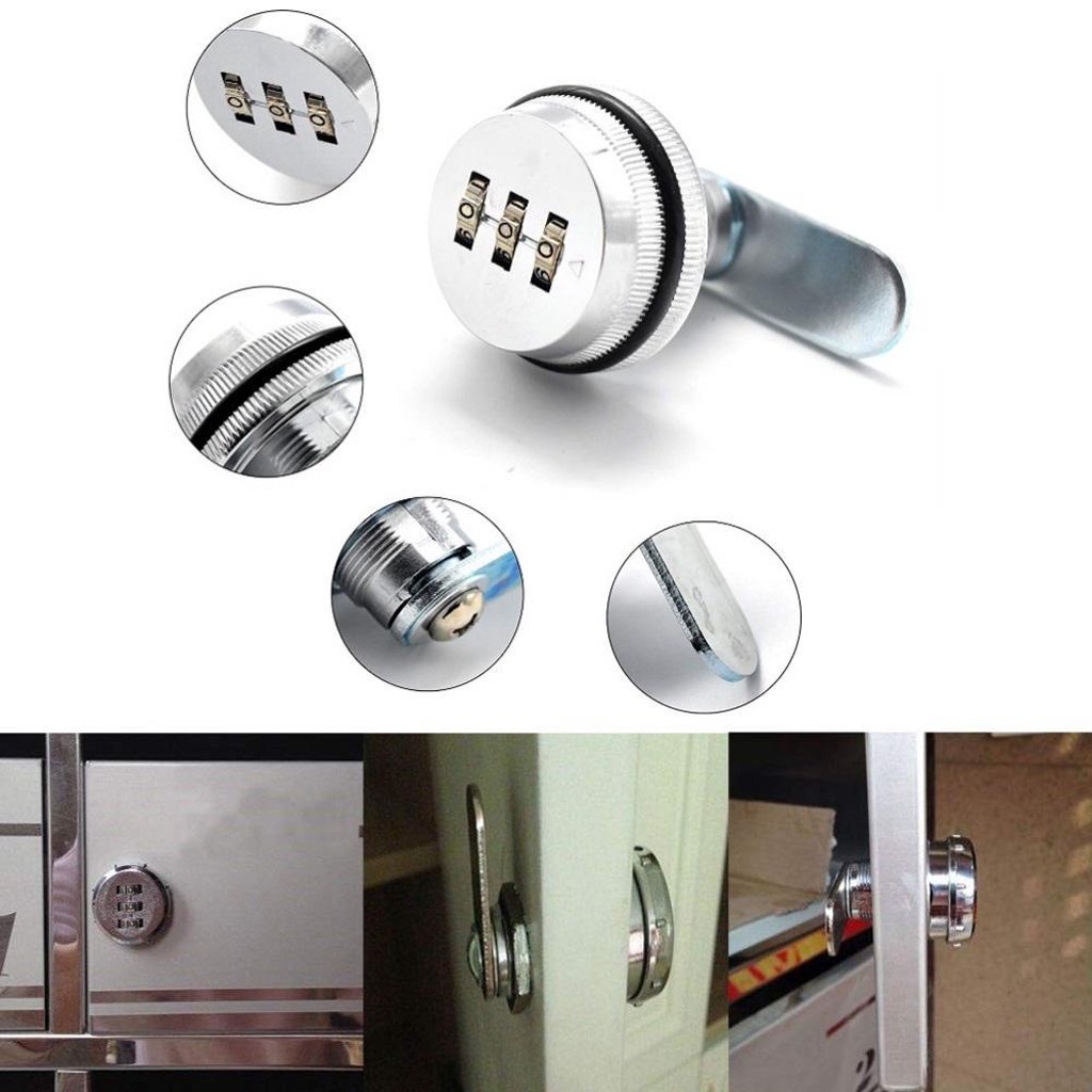 ROUND Apartment Letter Box keyless lock with 3 digits combination Code ...