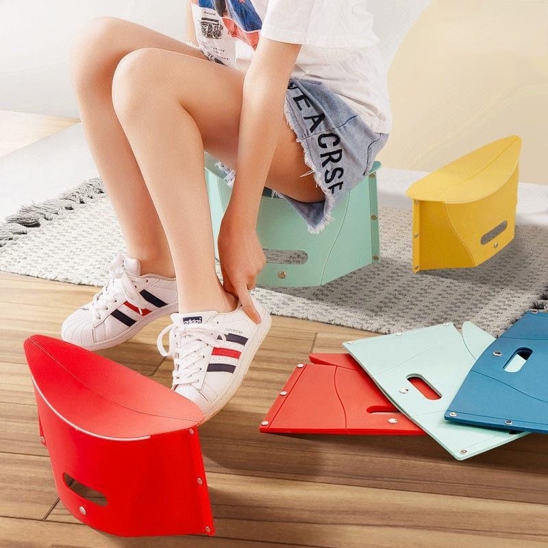 Portable Folding Camping Stool Chair Ultra-thin Paper Low Stool ...