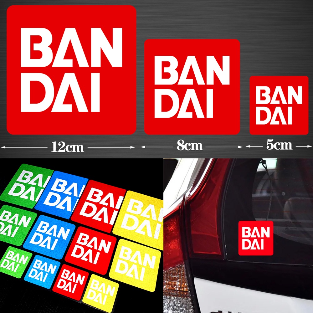 Bandai Car Stickers Well-Known Japanese Anime Gundam Anime Decalls ...