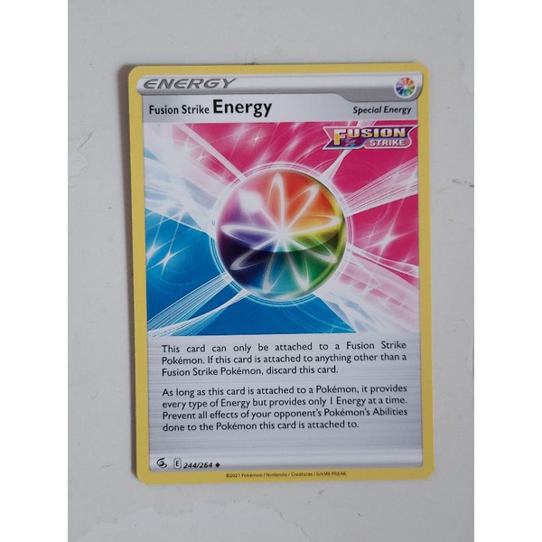 Pokemon fusion strike energy fusion strike card | Shopee Singapore