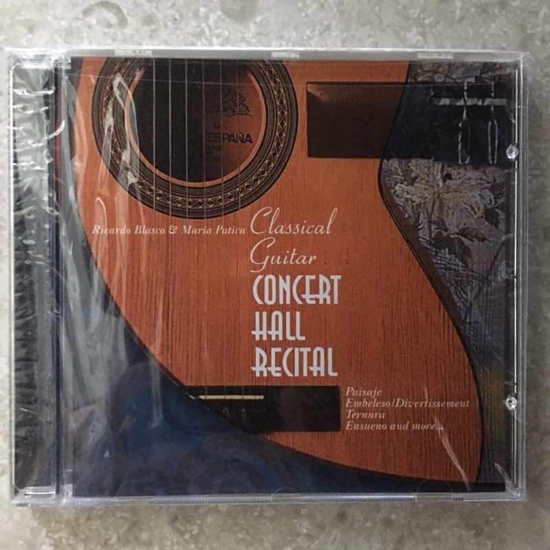 Classical Guitar - Concert Hall Recital ( Guitar music CD ) | Shopee ...