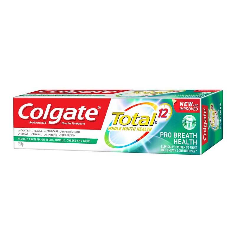 Colgate Total Pro Breath Health Toothpaste, 150G | Shopee Singapore