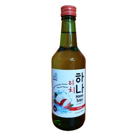 Hana Soju By Chuga - Lychee - 8% abv (1 x 360ml Bottle) | Shopee Singapore