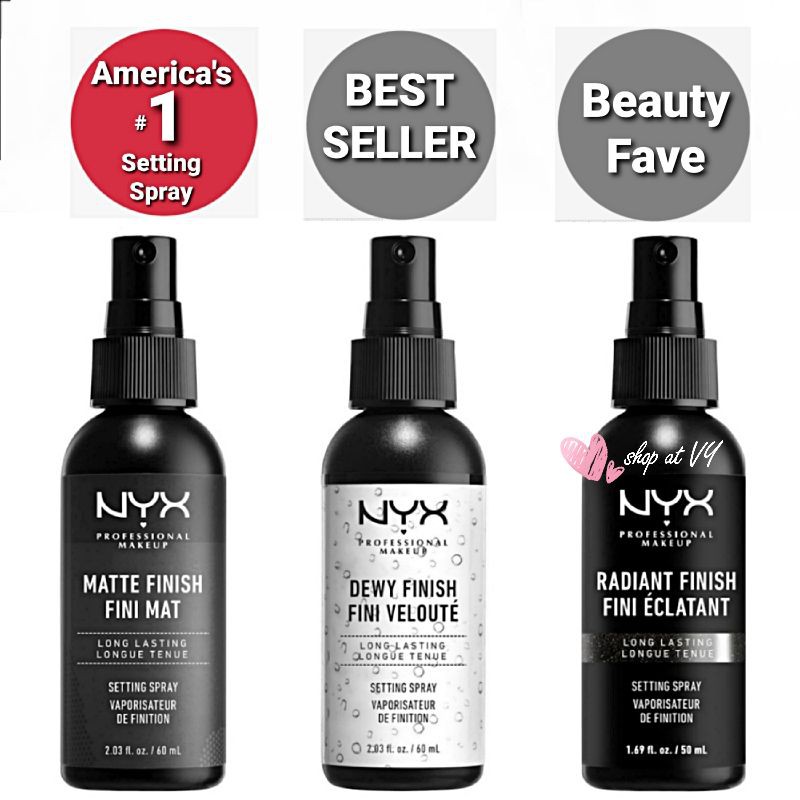 NYX Professional Makeup Matte Finish Makeup Setting Spray | Shopee ...