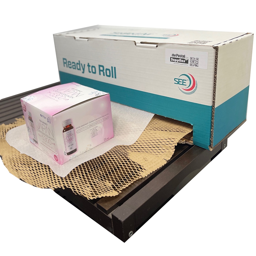 Quikwrap Nano Honeycomb Kraft Paper with Interleaf Wrapping Dispenser ...