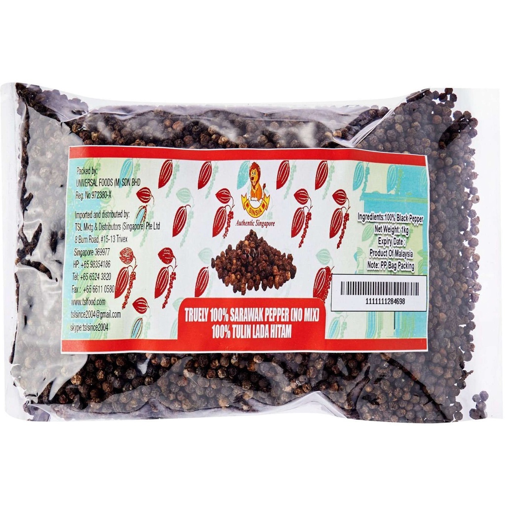 Real Sarawak Black Pepper Corn 1kg | Shopee Singapore