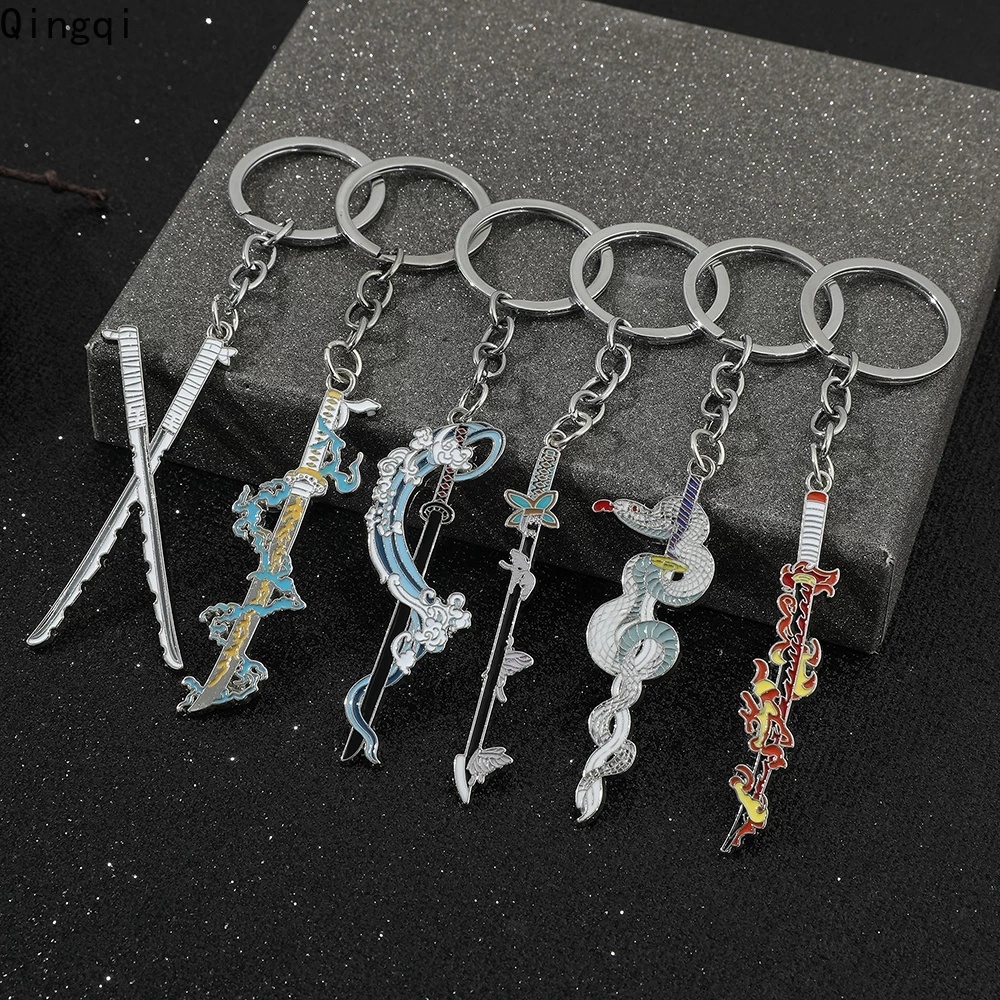 Anime Demon Slayer Keychain Kimetsu Yaiba Tomioka Giyuu Kochou Shinobu ...