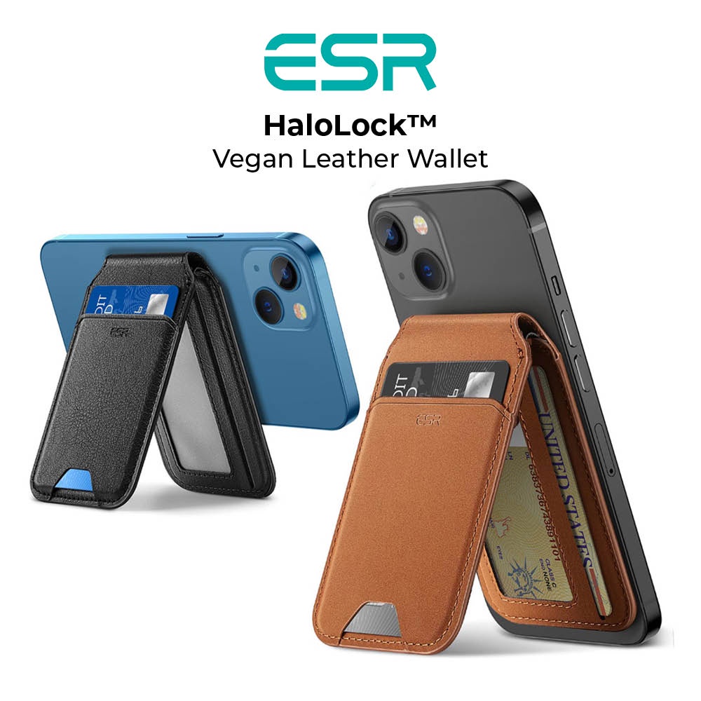 ESR HaloLock Vegan Leather Wallet | Shopee Singapore