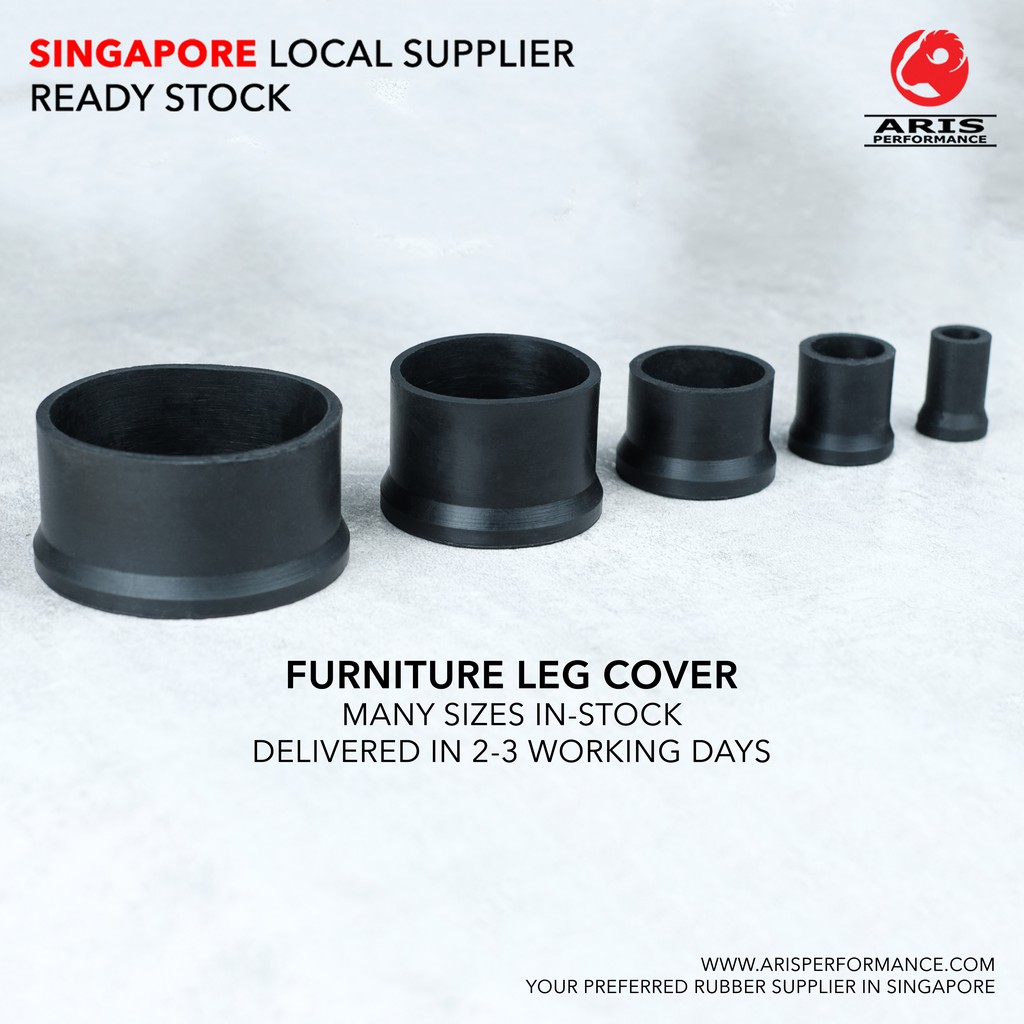 Anti Slip Furniture Leg Rubber Cover, Pack of 4 | Shopee Singapore