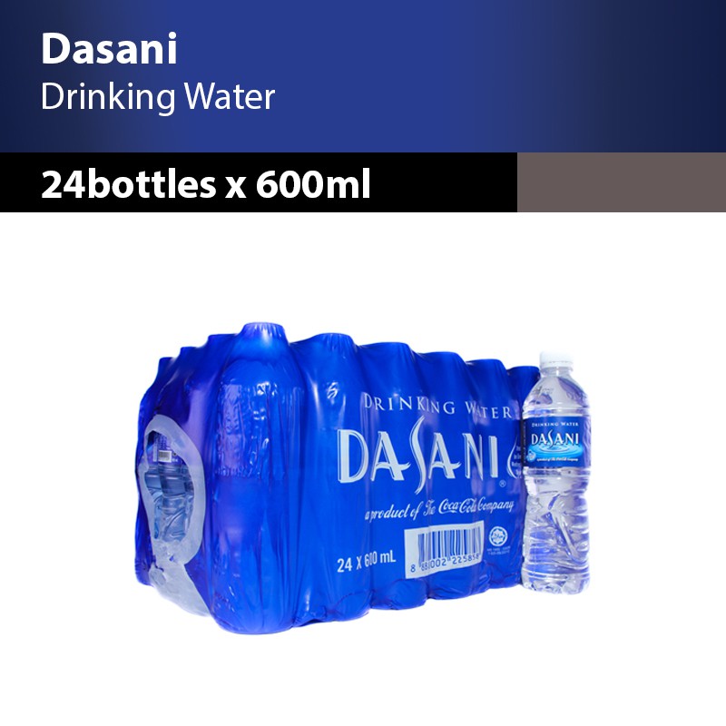 Dasani Drinking Water 24 bottles x 600ml | Shopee Singapore