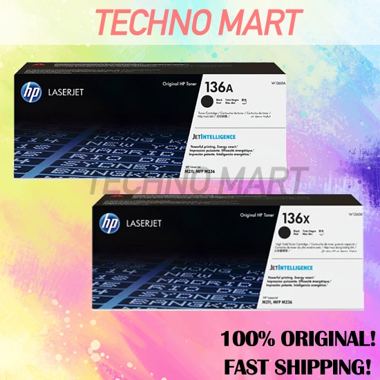 [SG Local Stock] HP 136A W1360A 136X W1360X Toner Cartridge | Shopee ...
