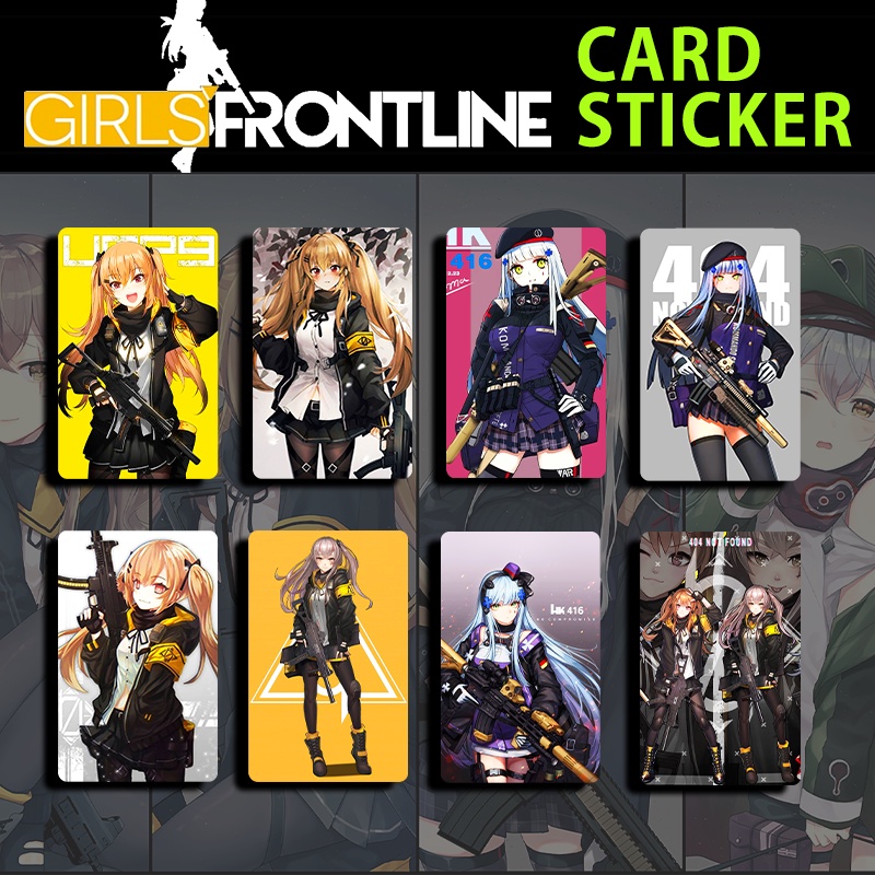 FRONTLINE GIRL - ANIME - GAMING - T*G STICKER - BANK CARD STICKER ...
