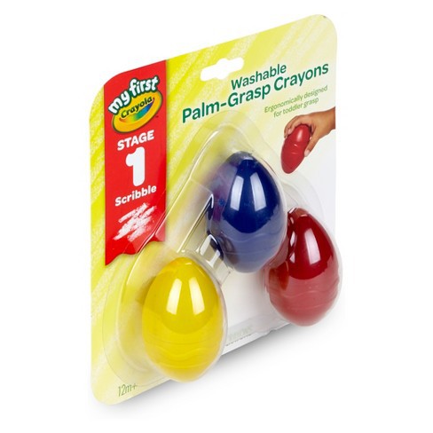 CRAYOLA Washable Palm-Grasp Crayons (811450) | Shopee Singapore