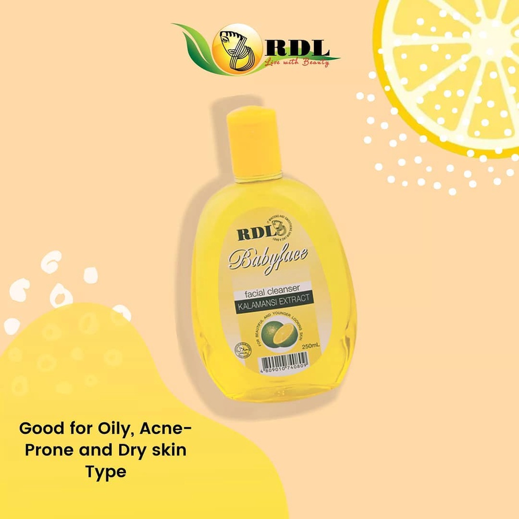 RDL Babyface Facial Cleanser Kalamansi Extract - 250ml | Shopee Singapore