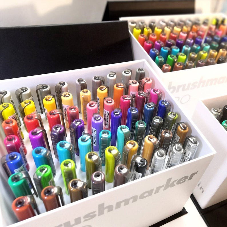 Karin BrushmarkerPRO 72 Colours Set - Calligraphy Brush Pen Writing ...