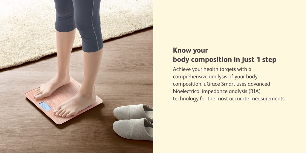 OSIM uGrace Smart Body Composition Monitor | Shopee Singapore