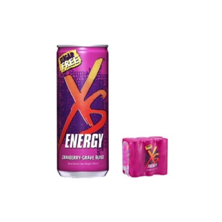 XS Energy Drink Cranberry-Grape Blast (1 pack of 6 cans) | Shopee Singapore