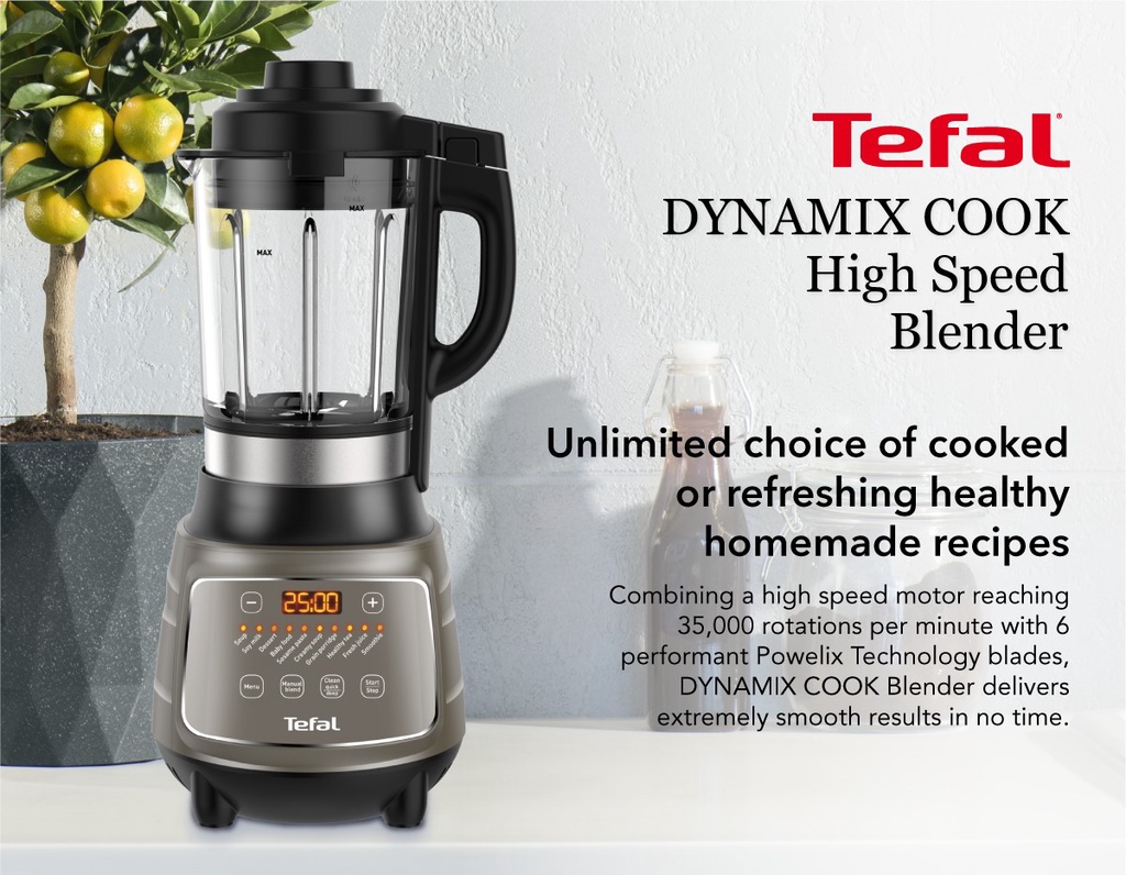 Tefal Dynamix Cook High Speed Cooking Blender BL967 | Shopee Singapore