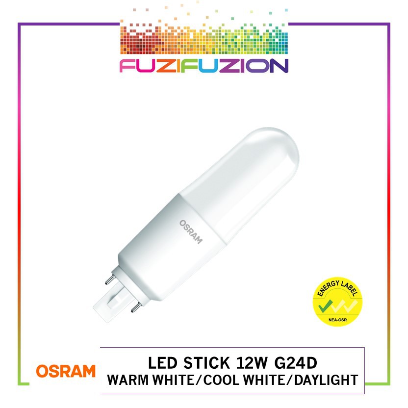 OSRAM LED Value Stick 12W G24D (3000K/4000K/6500K) | Shopee Singapore