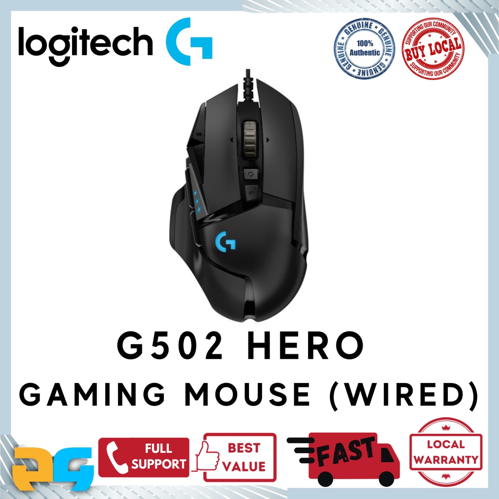 Logitech G502 Hero Gaming Mouse | Shopee Singapore