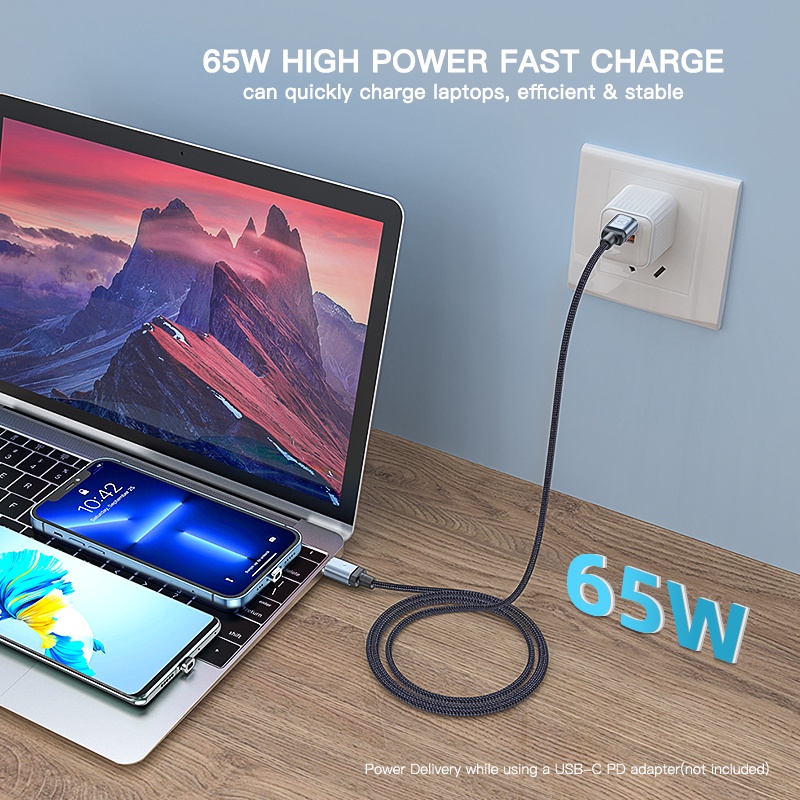KUULAA 65W LED USB C Magnetic Type-C Data Cable 27W Type C to Lightning ... KUULAA 65W LED USB C Magnetic Type-C Data Cable 27W Type C to Lightning ...