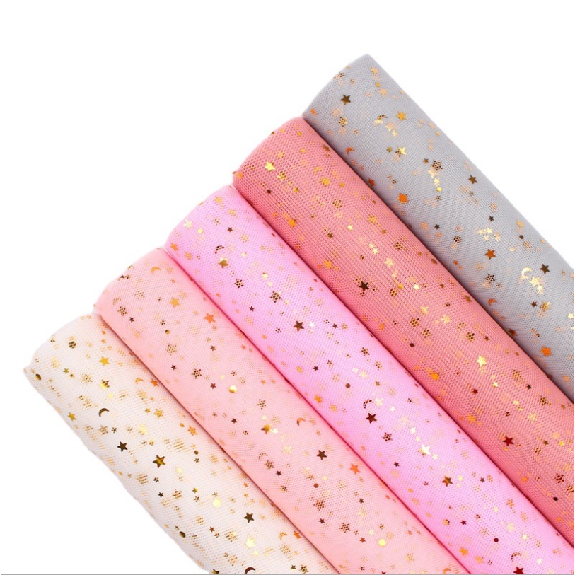 70CM~ 1PCS Korean star and moon mesh Lollipop bouquet diy flowers ...